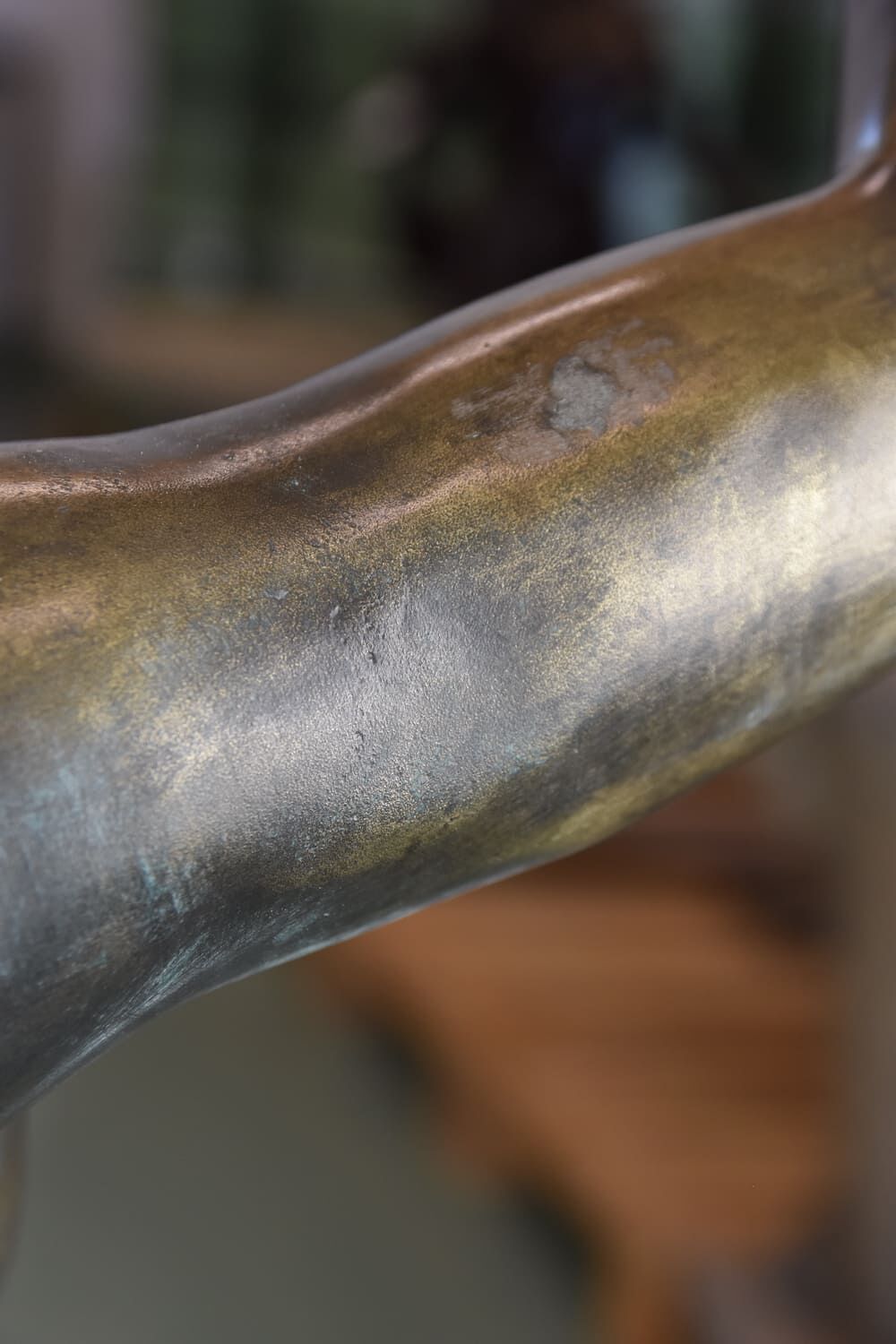 Bronzefigur BETENDER KNABE, 130 cm Bronzeskulptur, Bronzestatue ...