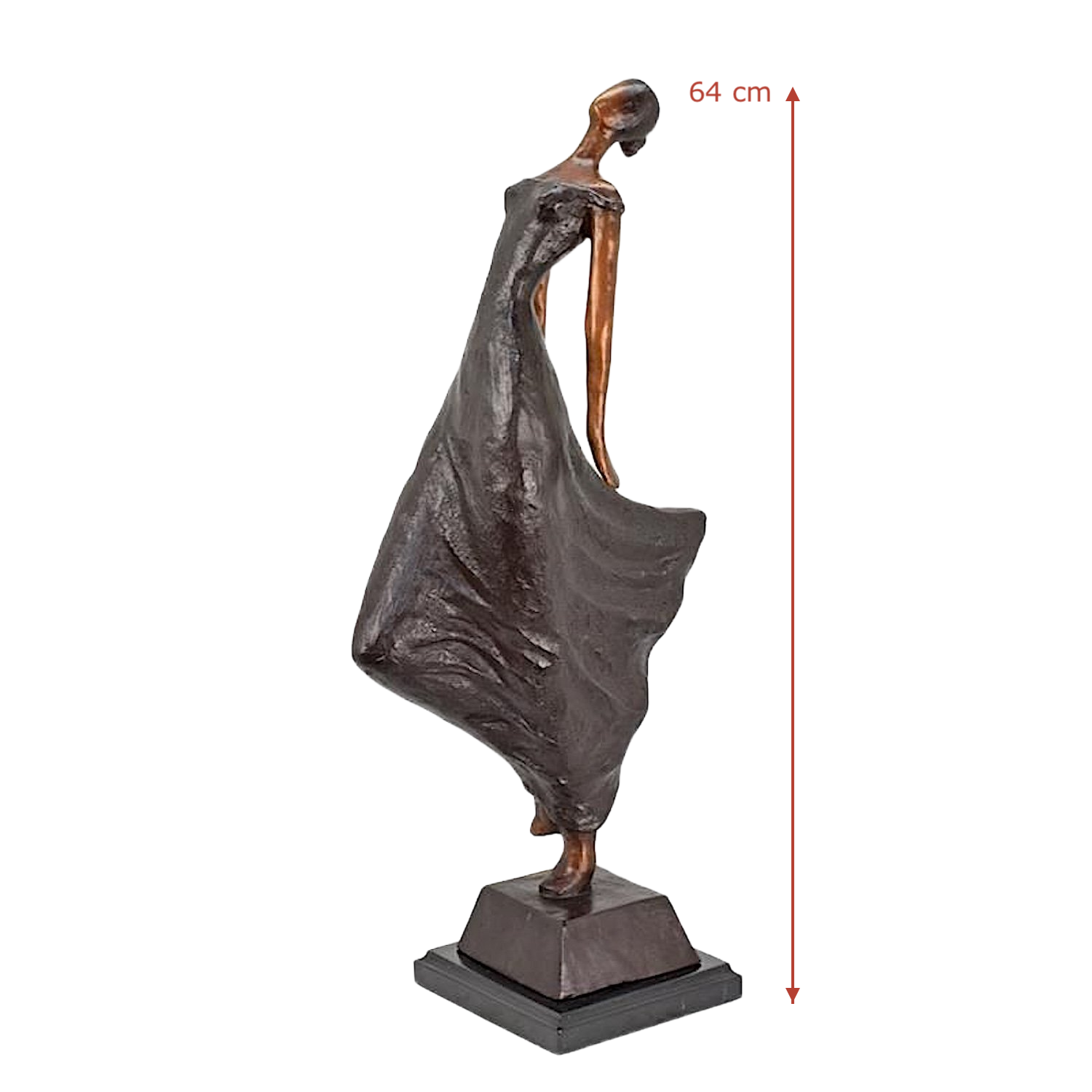 Bronzefigur FREYA 64 cm Bronzeplastik